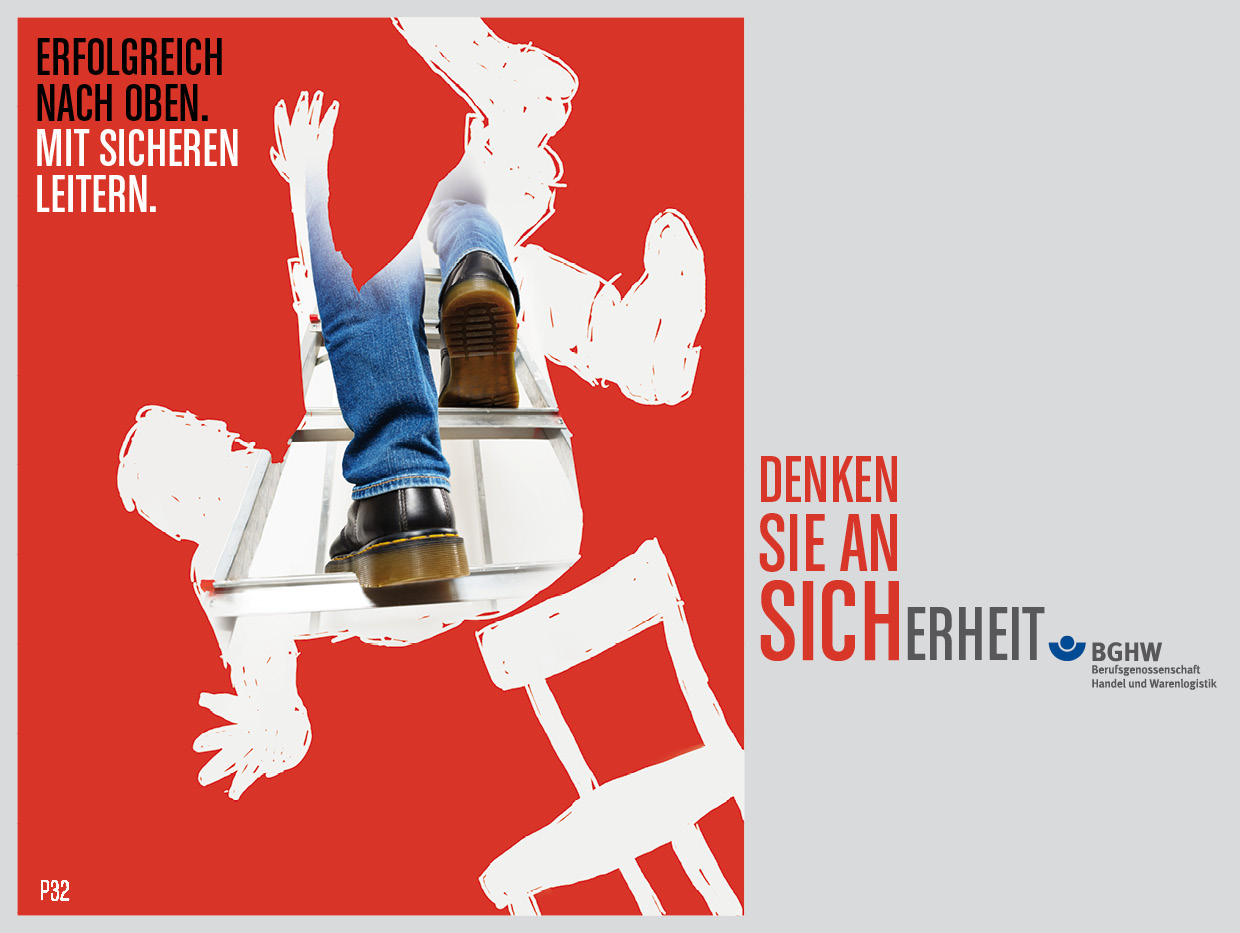 Erfolgreich nach oben. Mit sicheren Leitern. - BGHW Medienshop